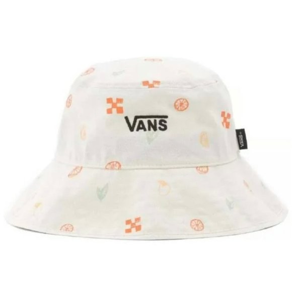 Vans | Accessories | New Vans Bucket Hat Sm Beige Fruit Checker Lizzie ...